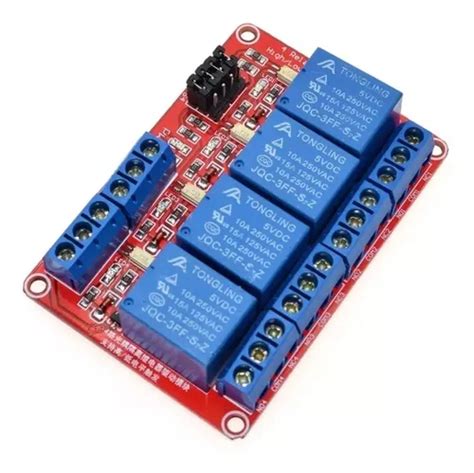 Módulo Rele Canales Optocoplado v Arduino Raspberry