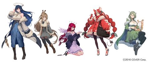 Nanashi Mumei Ouro Kronii Hakos Baelz Ceres Fauna And Irys Hololive And More Drawn By