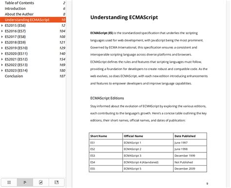 Javascript A Comprehensive Guide From Es2015 To Es2023 Ebook