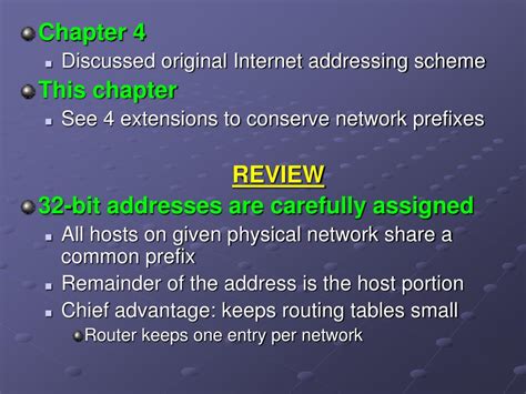 PPT Classless And Subnet Address Extensions CIDR PowerPoint Presentation ID