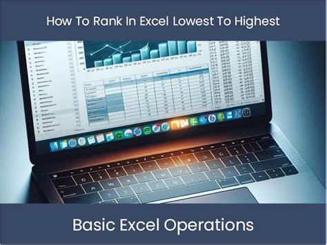 Excel Tutorial How To Rank In Excel Lowest To Highest
