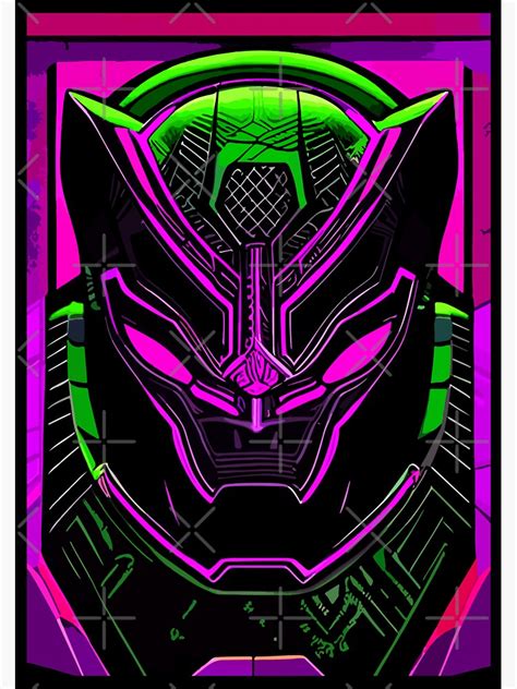 Cyber Panther Robot Sticker For Sale By Distortedbrain Redbubble