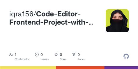 Github Iqra156code Editor Frontend Project With Html Css Javascript