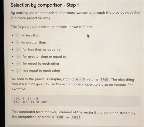 Solved Selection By Comparison Step By Making Use Of Chegg Com