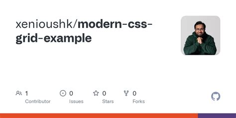 Github Xenioushkmodern Css Grid Example