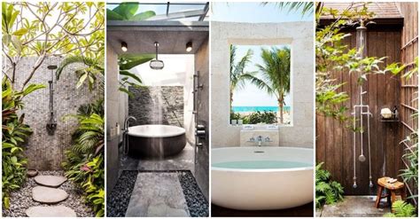34 ไอเดีย “ห้องน้ำกลางแจ้งสไตล์รีสอร์ท” บรรยากาศผ่อนคลาย ใกล้ชิด