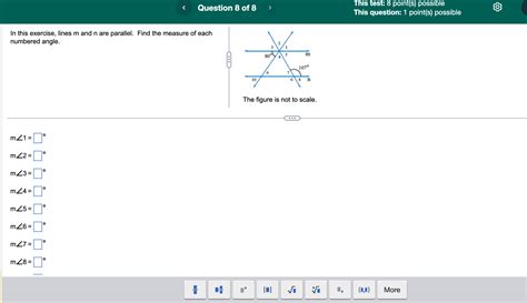 In This Exercise Lines M And N Are Parallel Find Chegg