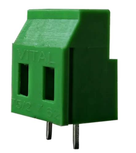 2 Pin 762 Series Screw Type PCB Terminal Blocks Connectors Packaging Type Box At 25 Piece