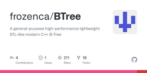 Github Frozenca Btree A General Purpose High Performance Lightweight