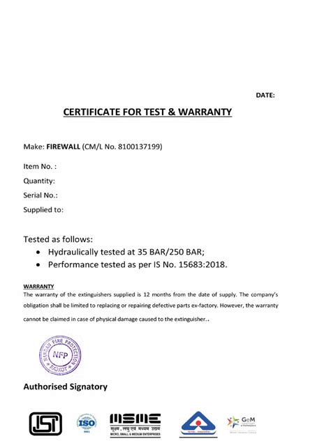 Certificate Isi Firewall Nandan 2 Pdf
