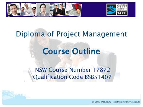 Diploma Of Project Management Course Outline NSW Course