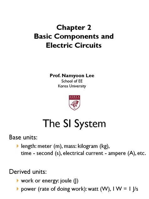 Basic Electrical Components And Circuits Explained Pdf Electrical