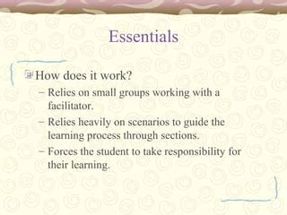 Problem Based Learning PBL An Introduction PPT Educational Assessment Education