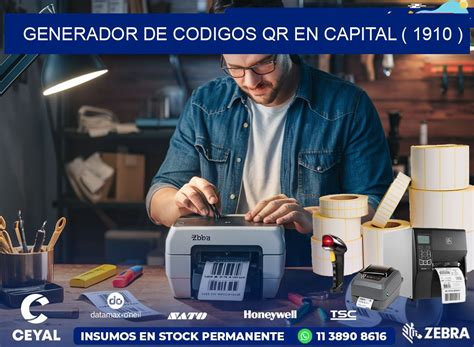 Generador De Codigos Qr En Capital 1910 Etiquetas Ceyal