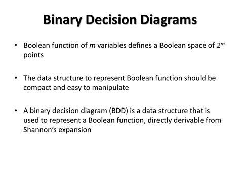 Reduced Ordered Binary Decision Diagram Ppt