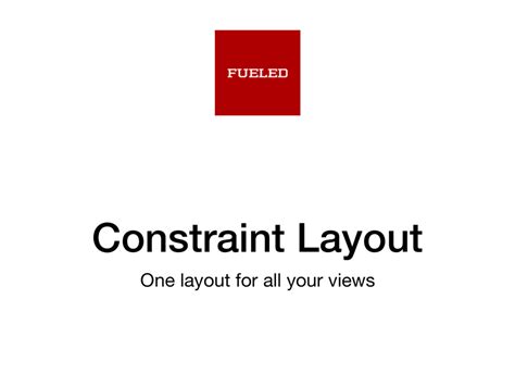 Constraintlayout Speaker Deck