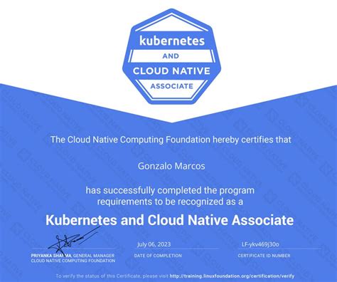 Gonzalo Marcos On Linkedin My Third Kubernetes Certification Kcna Kubernetes And Cloud