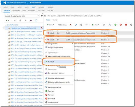 Visual Studio Team Services Manual Testing Tips Charts Iterations And Runs Azure DevOps Blog