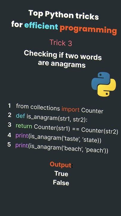 Top Python Tricks For Efficient Programming Python Tutorials