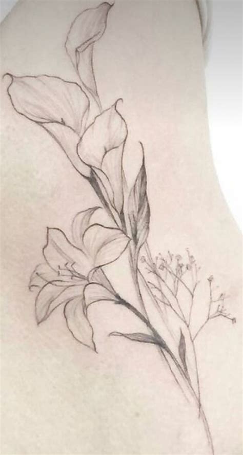 Pin By Nadia J On Tattoo In 2024 Calla Lily Tattoos Flower Thigh
