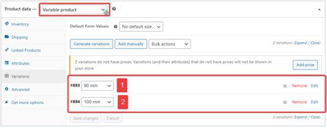 Product Variations Not Showing On Single Product Page — Betheme Support