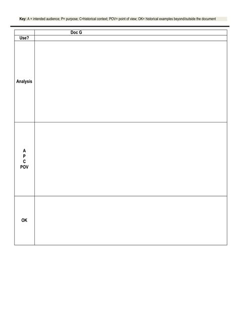 Dbq Essay Outline Download Printable PDF Templateroller