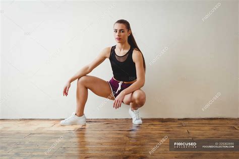 Woman Crouching