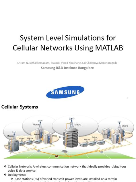 System Level Simulations For Cellular Networks Using Matlab Pdf Cellular Network