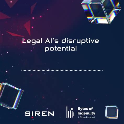 Legal Ai A New Podcast By Siren Siren Analytics Posted On The Topic Linkedin