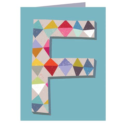 Mini F Alphabet Card By Kali Stileman Publishing