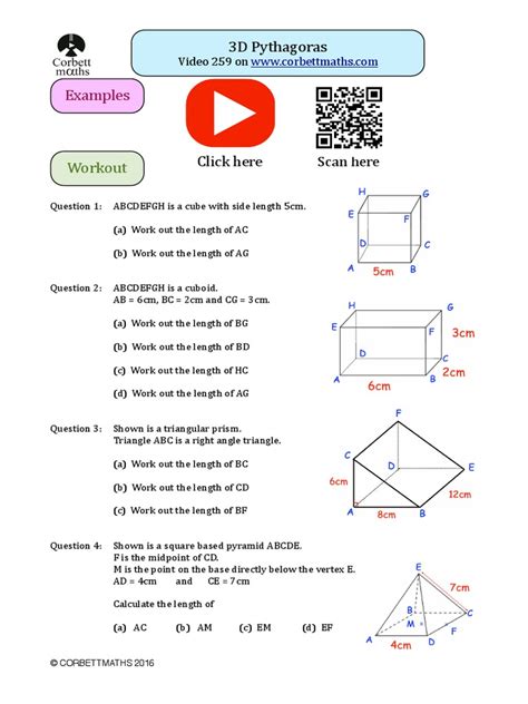 3d Pythagoras Pdf2 Pdf Linear Programming Euclidean Plane Geometry