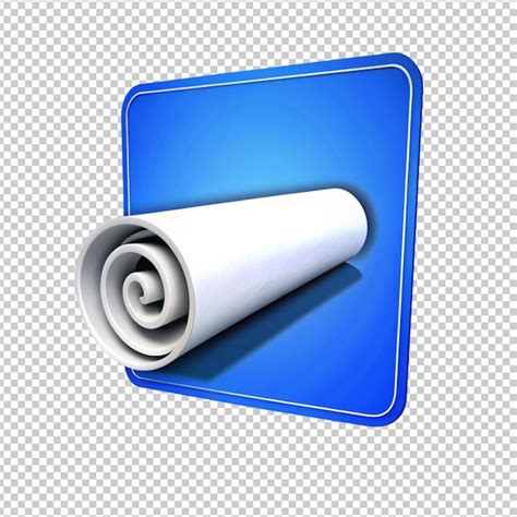 Scroll Icon Symbol 3d Premium Ai Generated Psd