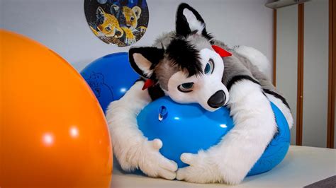 Inflate And Play 😊 With Big Furry Print 🎈 Balloons Skeppo Youtube