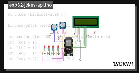 Esp32 Potenciometro Wokwi Esp32 Stm32 Arduino Simulator