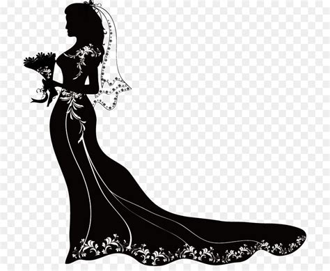 Bride Silhouette Clip Art 1425579 Clipart Library