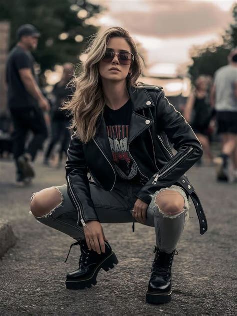 Rockstar Outfit Heavy Metal Concert Outfit Punk Fashion For Women