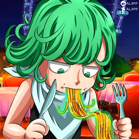 Tatsumaki Eating Ronepunchman