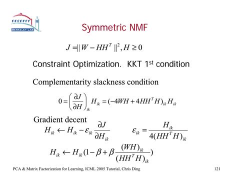 Principal Component Analysis And Matrix Factorizations For Learning Part 3 Ding Icml