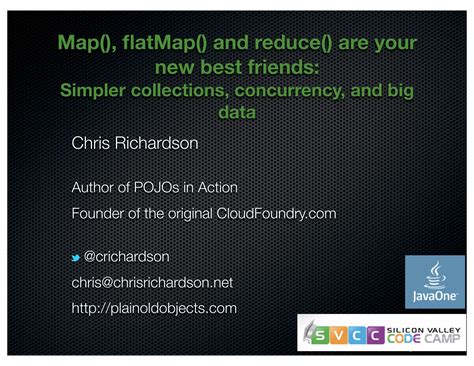 Map Flatmap And Reduce Are Your New Best Friends Javaone Svcc Pdf