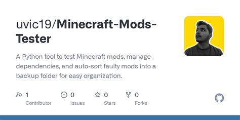 GitHub Uvic Minecraft Mods Tester A Python Tool To Test Minecraft Mods Manage Dependencies