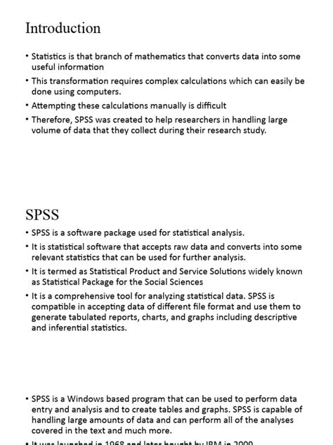 Spss Unit I Pdf Type I And Type Ii Errors Statistical Hypothesis Testing