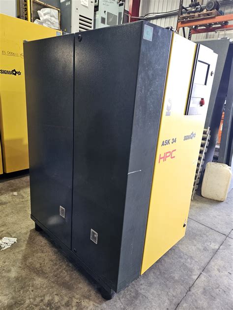 HPC ASK Kw Screw Compressor LOW HOURS CFM BAR Air Supply UK