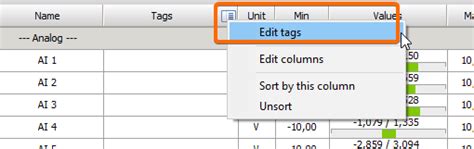 Channel Tags Channels General Modules Setup Dewesoft X Manual EN