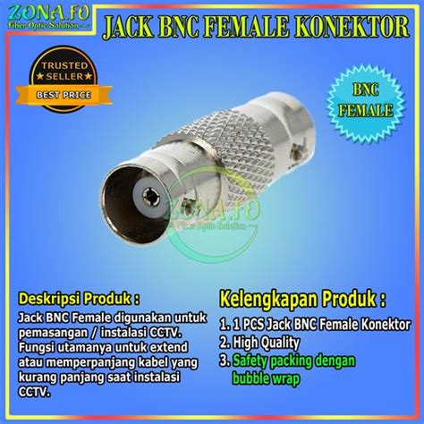 Jual Konektor Bnc Female To Female Adapter Bnc Jack Bnc Female Sambungan Kota Tangerang Zona