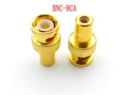 Bnc Male Plug To Rca Female Connector Audioweb