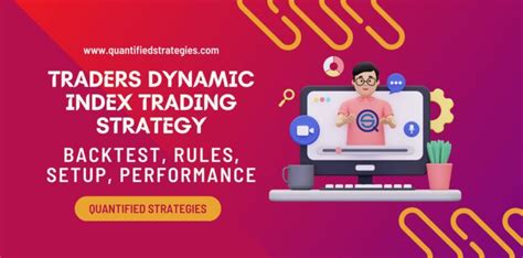 Traders Dynamic Index Trading Strategy Backtest Rules Setup Performance