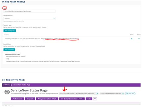 Alerting Profiles Enterprise Monitoring