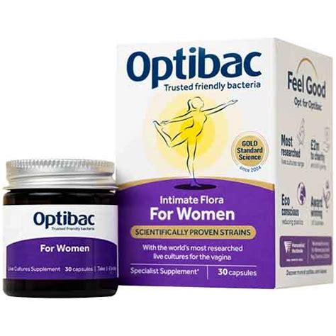 Viên Uống Optibac Intimate Flora For Women Bổ Sung Lợi Khuẩn Hỗ Trợ Sức Khỏe Nữ Giới 30 Viên