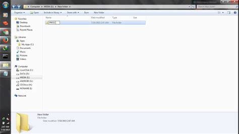 How To Rename File Folder In Windows 7 Youtube