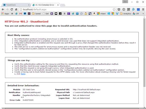 Mysteriously Stubborn Iis 4012 Errors Rick Strahls Web Log